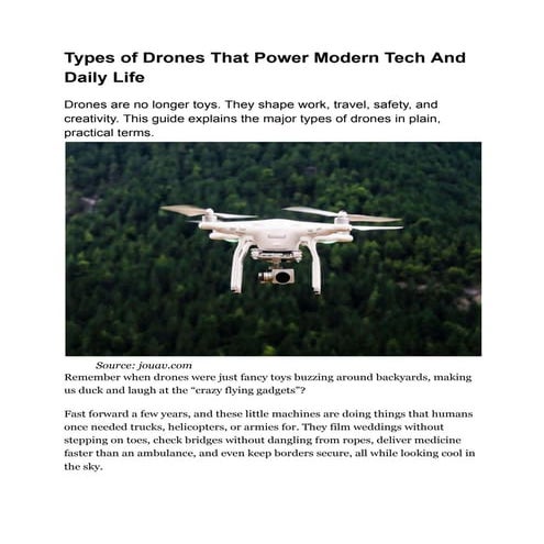 1. Introduction to drones | PPTX