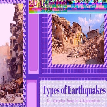 Types of Earthquakes | PPT