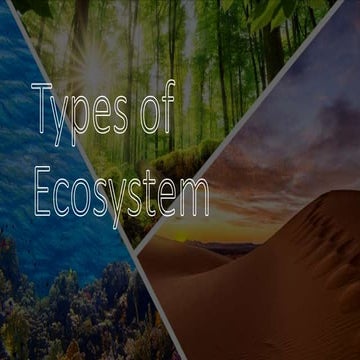 Types of Ecosystem.pptx khiuuhjknm,nmnm. | PPTX
