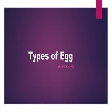 Types of eggs | PPT