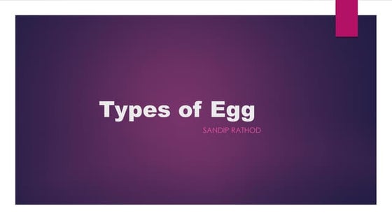 Types of eggs | PPT