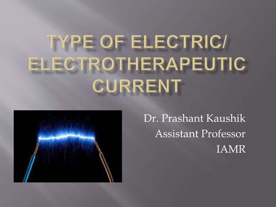 Low, Medium and High Frequency Current | PPT