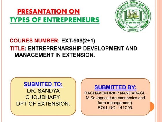 Entrepreneurship 101 | PPT