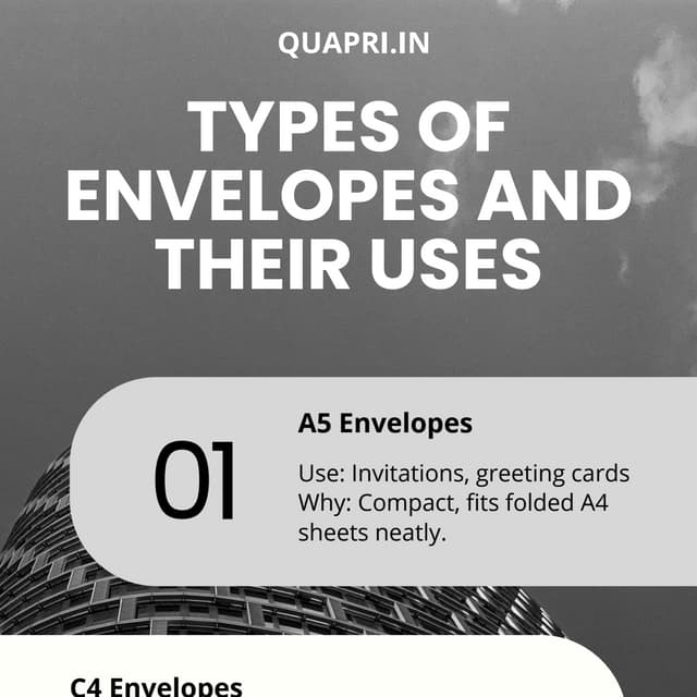 Types of Custom Envelopes and Their Use. | PDF