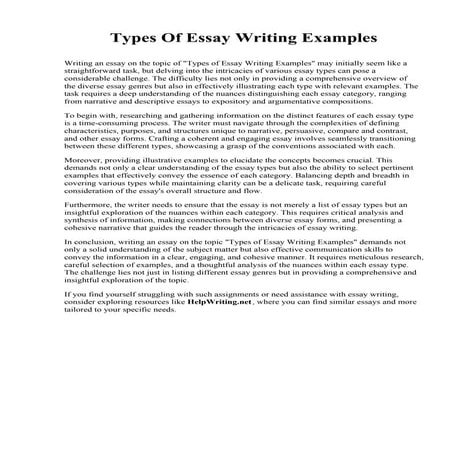 Types Of Essay Writing Examples.pdf