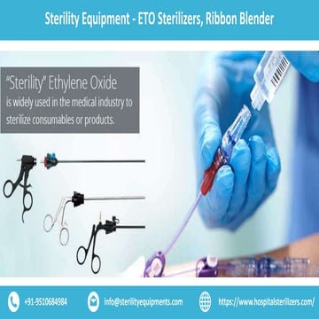 Types of eto sterilizers for eo sterilization | PPTX | Manufacturing Industry | Industries