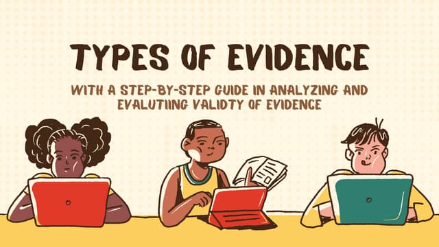 Types of Evidence.pptx_ English 9- Evidence | PPTX