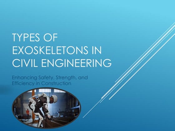 Exoskeleton | PPTX | Robotics | Technology & Computing