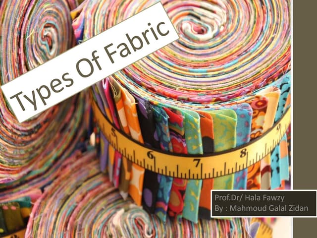 Methods of Fabric Construction | PPTX