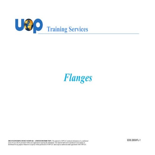 Types of Flanges connection for equipment andpiping | PDF