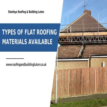Types of Flat Roofing Materials Available | PDF