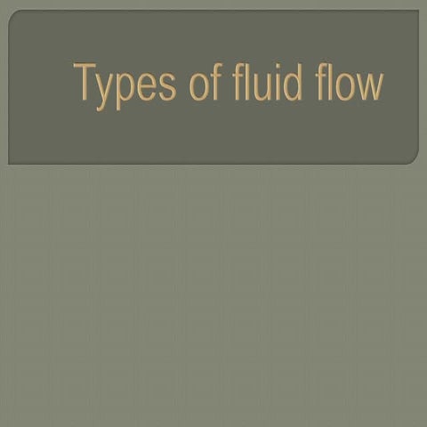 Types of fluid flow | PPT