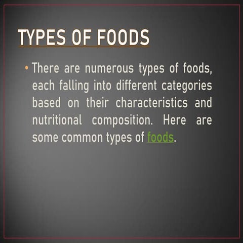 Supermarket Sections | PPTX