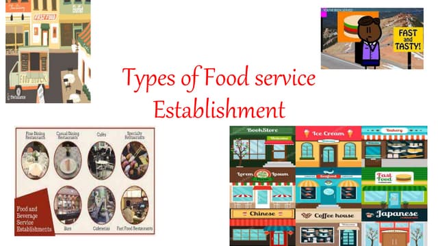 Types of catering establishments | PPTX