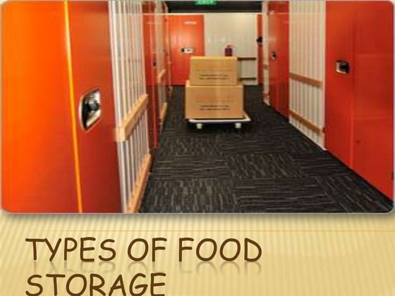7-Food Storage Overview | PPT