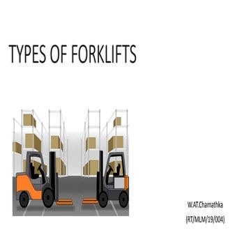 Forklift ITA Equipment Classifications | PDF