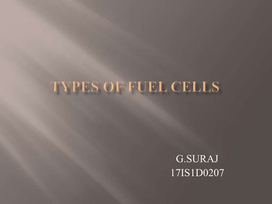 Fuel cells | PPT