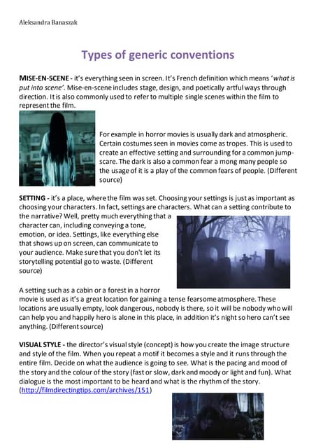 Conclusion to movie trailer analysis | PPTX | Photography | Arts and Crafts