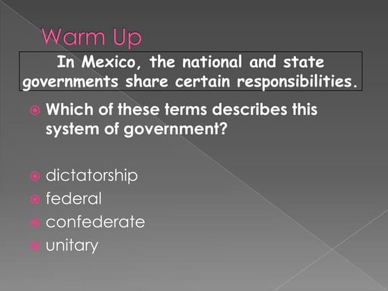Types of Government | PPT