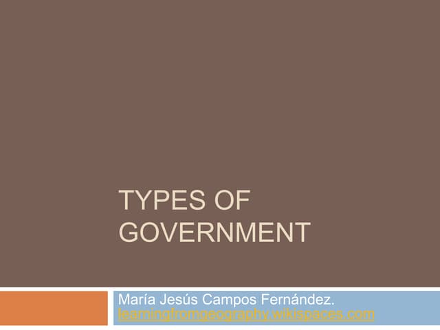 The 8 types of government[1] | PPT