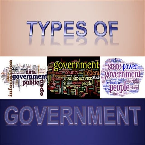 Types of government | PPTX | Politics