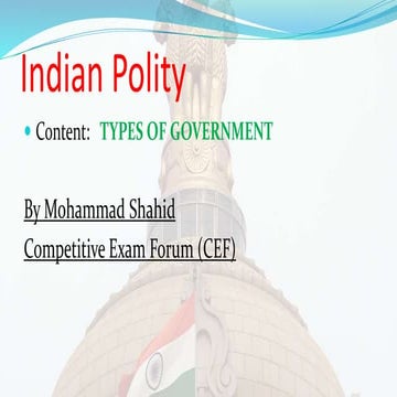 Presidential system | PPT