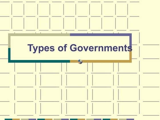 Forms of governments | PPT