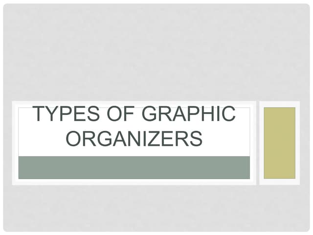 Graphic/Advance Organizers | PPTX