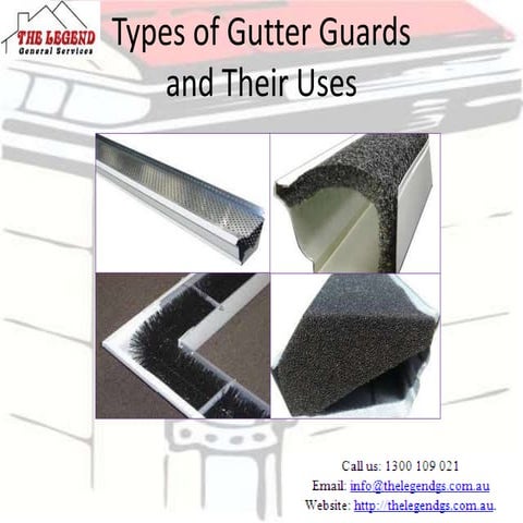 Types of gutter guards and their uses | PPTX