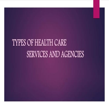 Types of health care | PPT