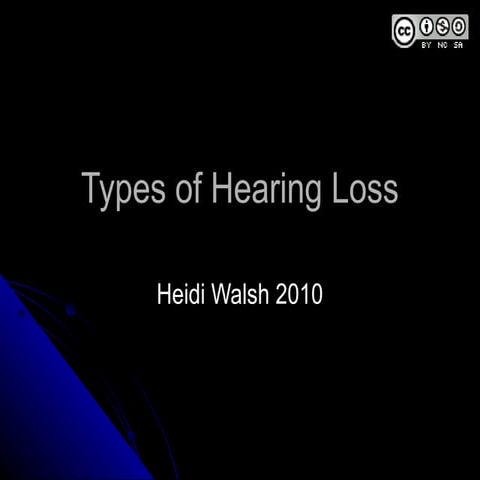 Types of hearing loss | PPT