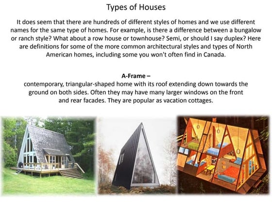 Types houses | PPT