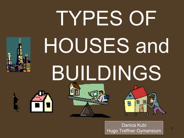 TYPES OF HOUSING AND RESIDINTIAL BLOCKS | PPTX