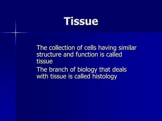 Anatomy and physiology of human tissues.pptx | Biological Sciences ...