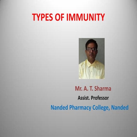 Types of Immunity | PDF