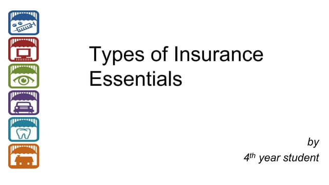 P&C insurance basics v2 | PPTX