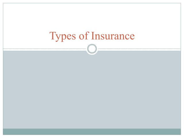 Life insurance and General Insurance | PDF