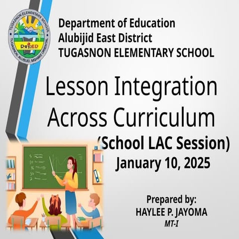 Types of Lesson Integration in Education | PPTX