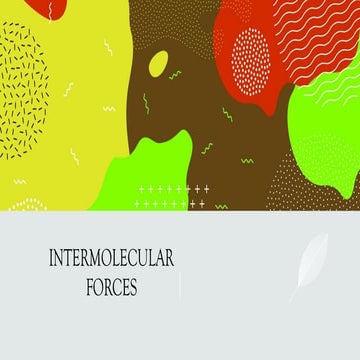 Types of Intermolecular Forces.ppt with real life example | PPT