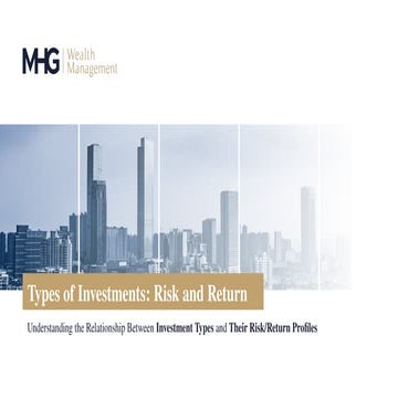 Types of Investments Risk and Return - MHG Wealth Management | PPTX