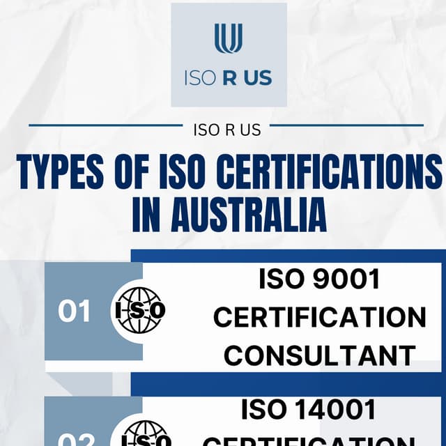 Types of ISO Certifications in Australia - ISO R US | PDF
