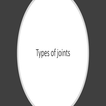 Types of joints | PDF