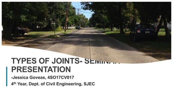 Joints in concrete | PPTX | Civil Engineering Industry | Industries