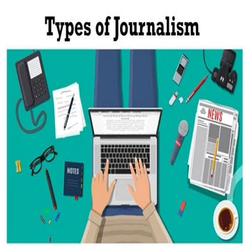 Types of Journalism.pptx special program in journalism | PPTX