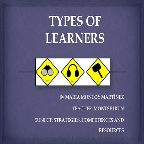 Types of learners | PPTX