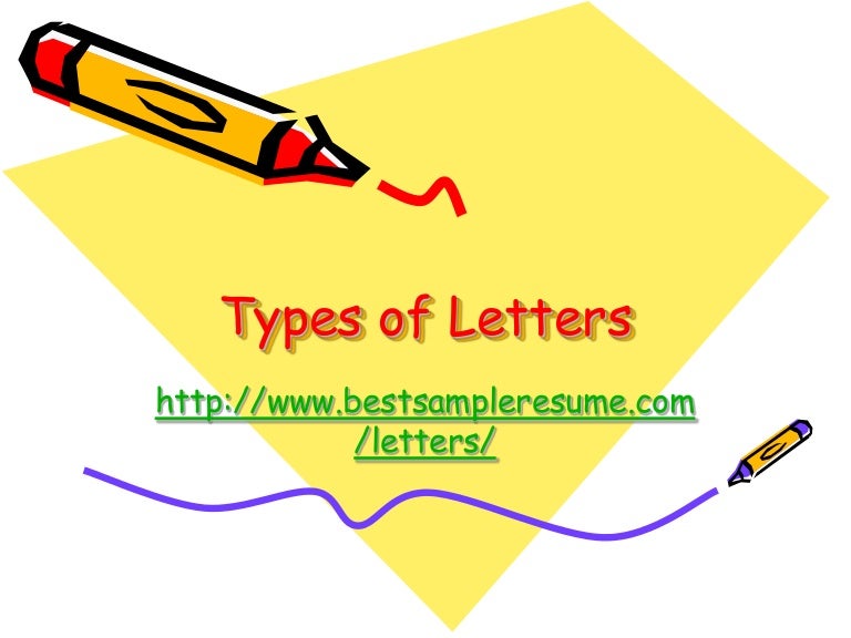 Types Of Letters types-of-letters