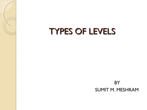 Auto level | PDF