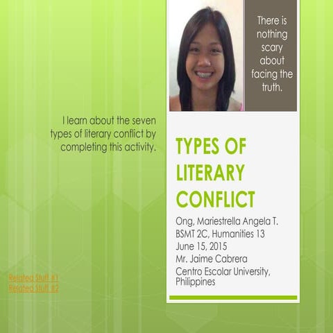 Types of literary conflict | PPT