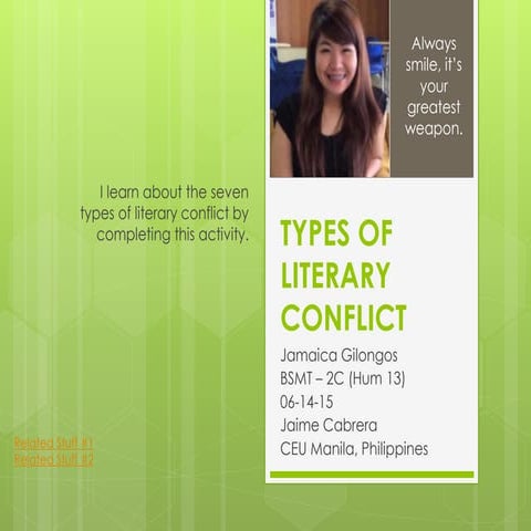 Types of Literary Conflict | PPTX