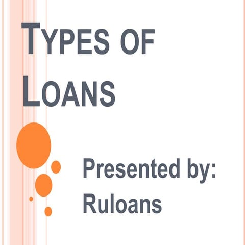 Types of Loans - Ruloans | PPTX